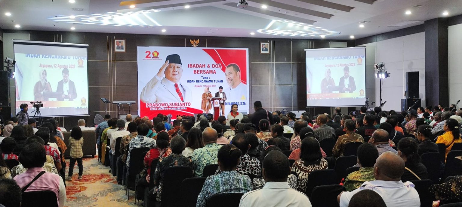 Bersama Pdt Yandi Manobe dan Putri Siagian, Doa dan Ibadah Bersama untuk Kemenangan Prabowo ...