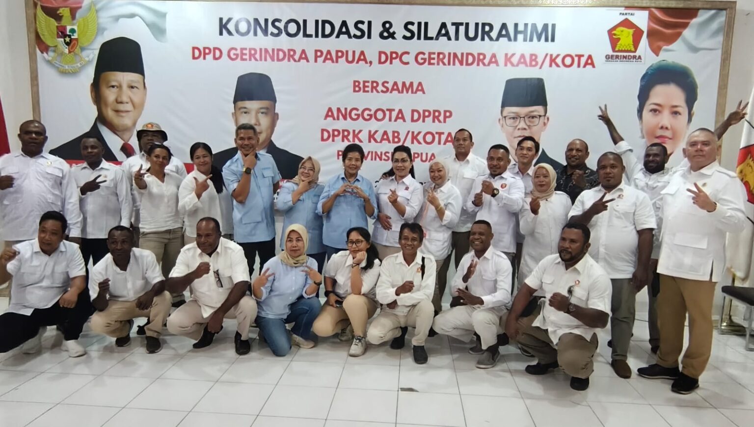 Gerindra Papua Gelar Konsolidasi Bersama 4 DPC, Yanni: Kita Siapkan ...